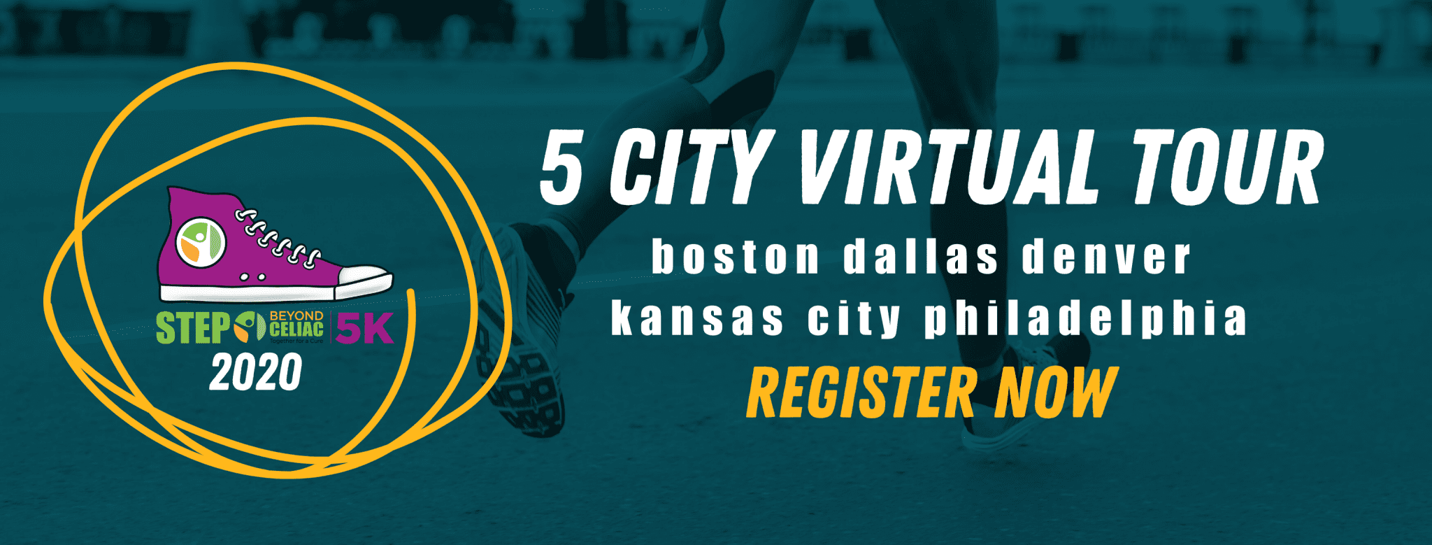 Register Now for the Step Beyond Celiac 5K Virtual 5 City Tour ...
