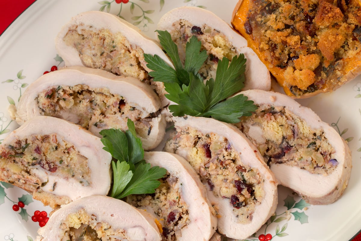 Boneless Stuffed Turkey Breast | BeyondCeliac.org